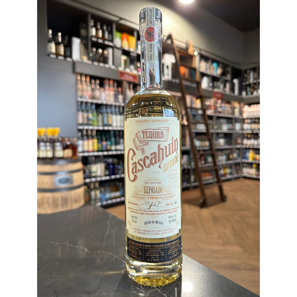 Cascahuin Reposado Siete Veces Diez – Liquor Lineup