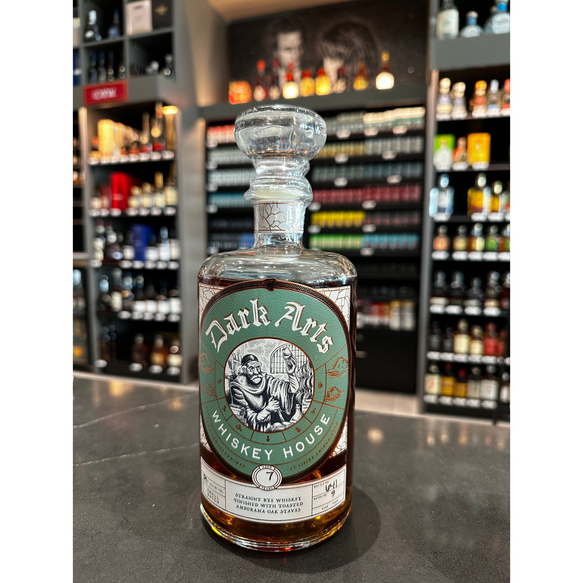 DARK ARTS | AGED 7 YEARS | STRAIGHT RYE WHISKEY | FINISHED WITH TOASTE ...