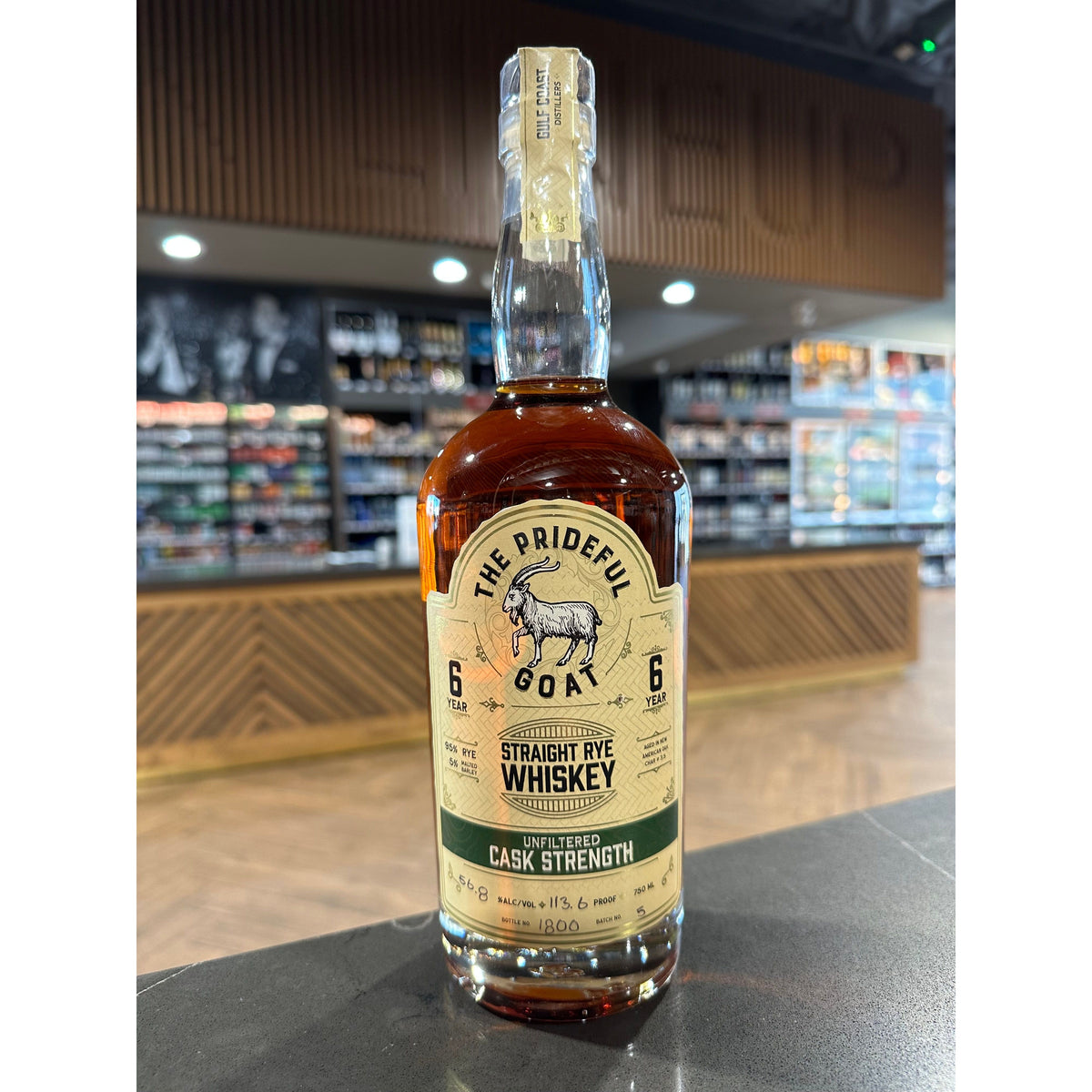 THE PRIDEFUL GOAT | CASK STRENGTH | STRAIGHT RYE WHISKEY – Liquor Lineup
