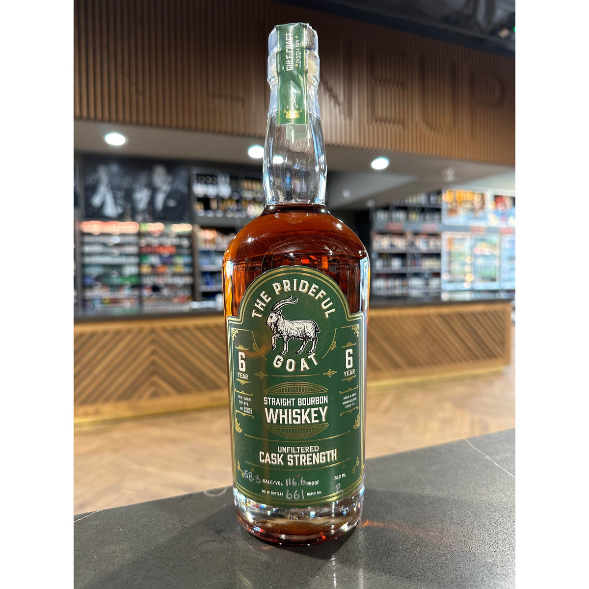 THE PRIDEFUL GOAT | CASK STRENGTH | STRAIGHT BOURBON WHISKEY – Liquor ...