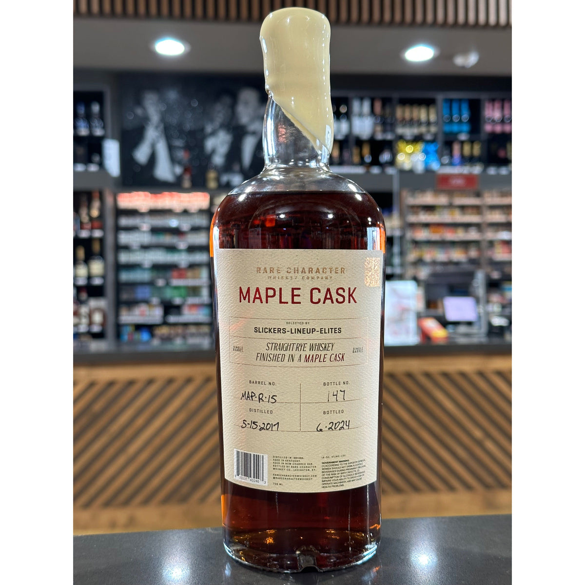 RARE CHARACTER | STRAIGHT RYE KENTUCKY WHISKEY | FINISHED IN MAPLE CAS ...
