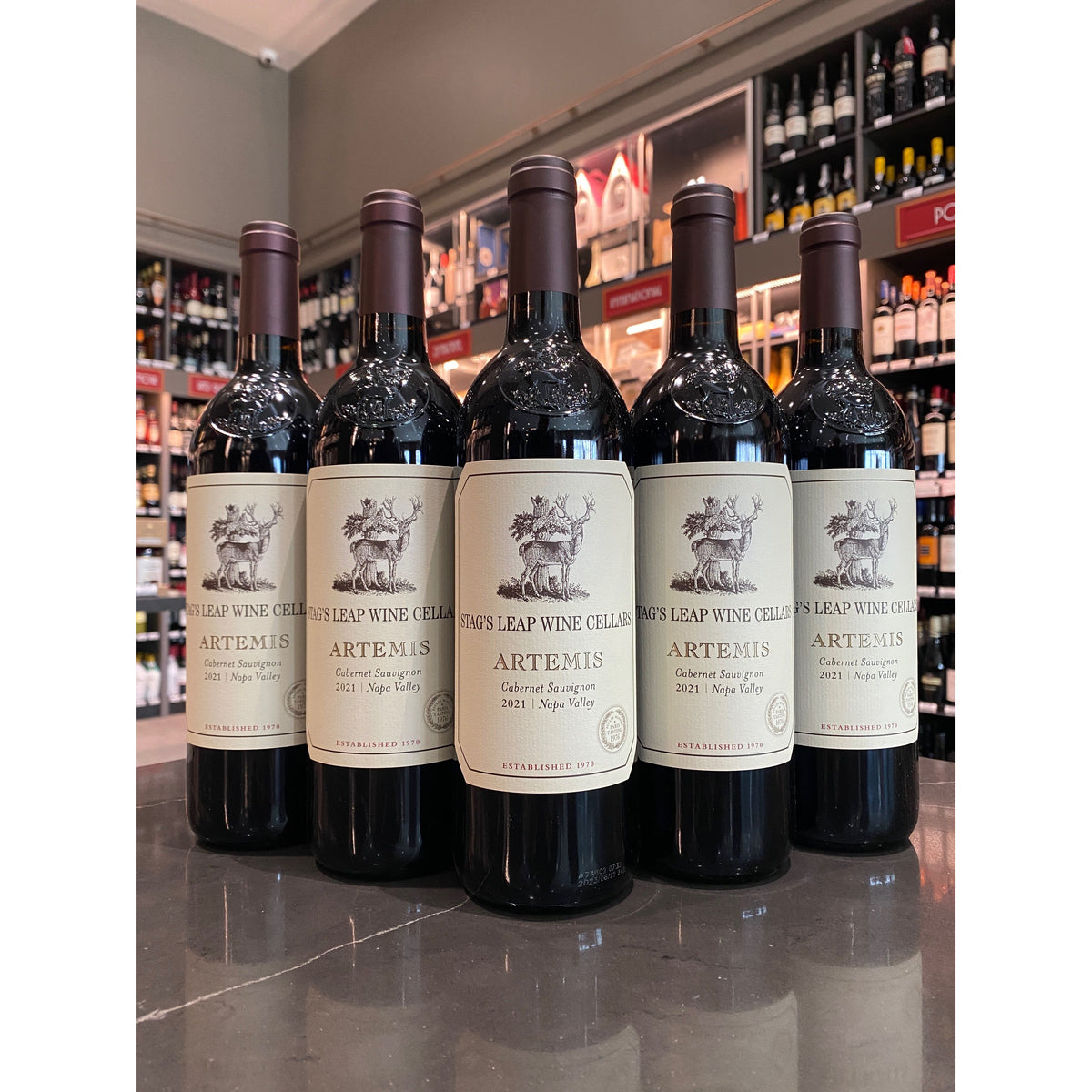 Stag’s Leap Wine Cellars Cabernet Sauvignon Artemis 2021, Case of 6 Bo ...