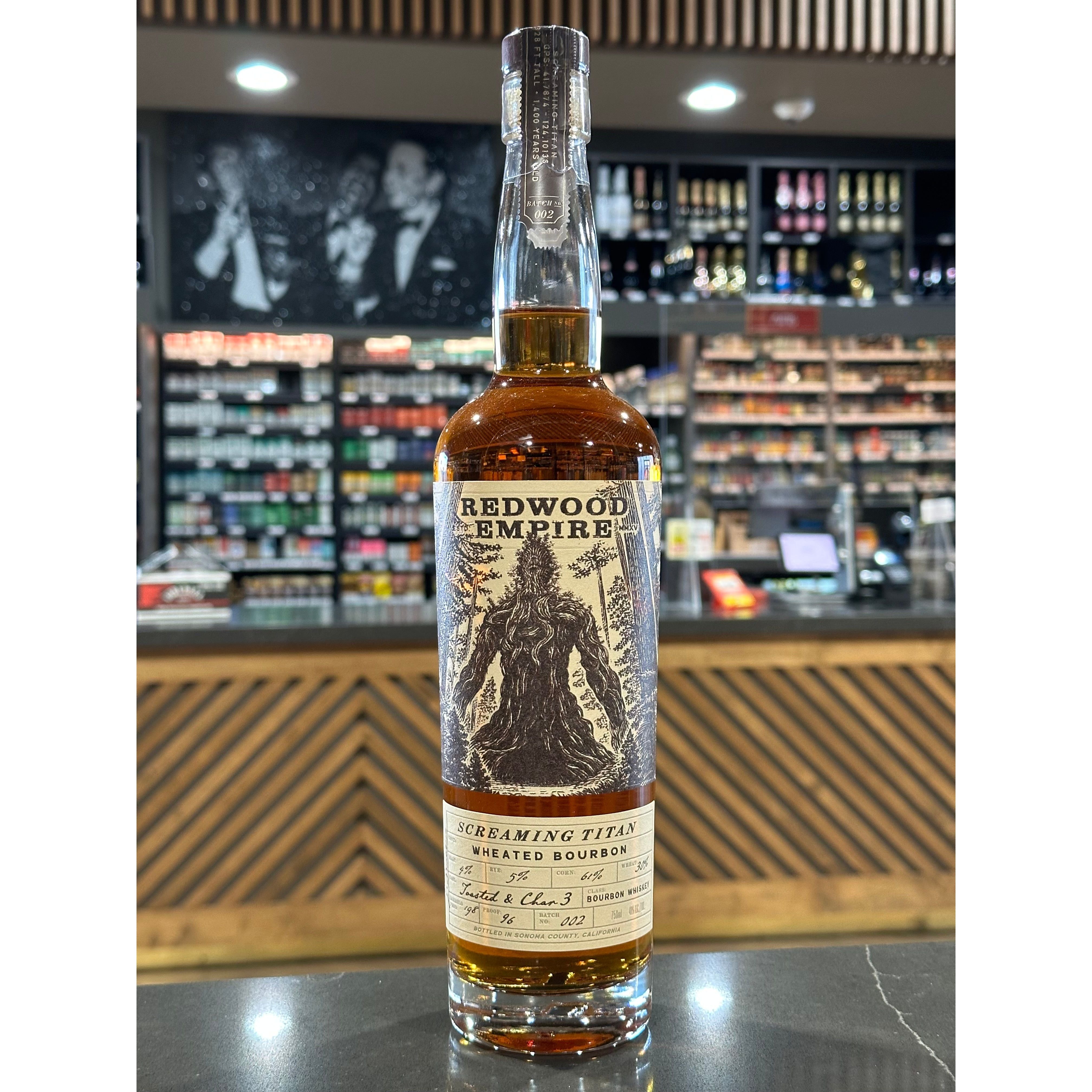 Redwood Empire Screaming Titan Wheated Bourbon – Liquor Lineup