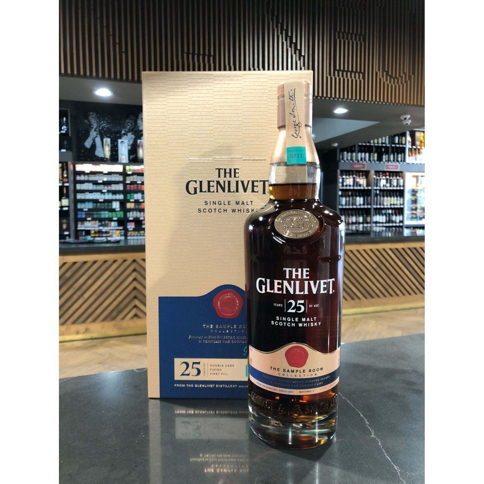 The Glenlivet 25 Year Single Malt Scotch Whiskey Sample Room Collectio ...