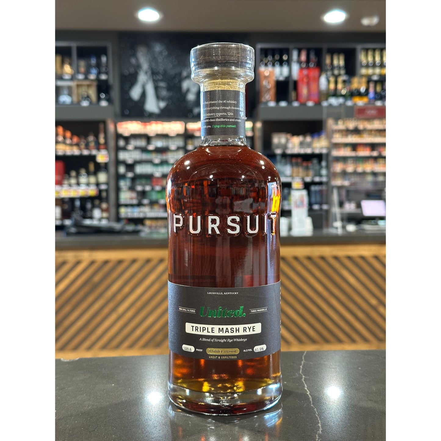 Pursuit United Triple Mash Rye Barrel Proof – Liquor Lineup