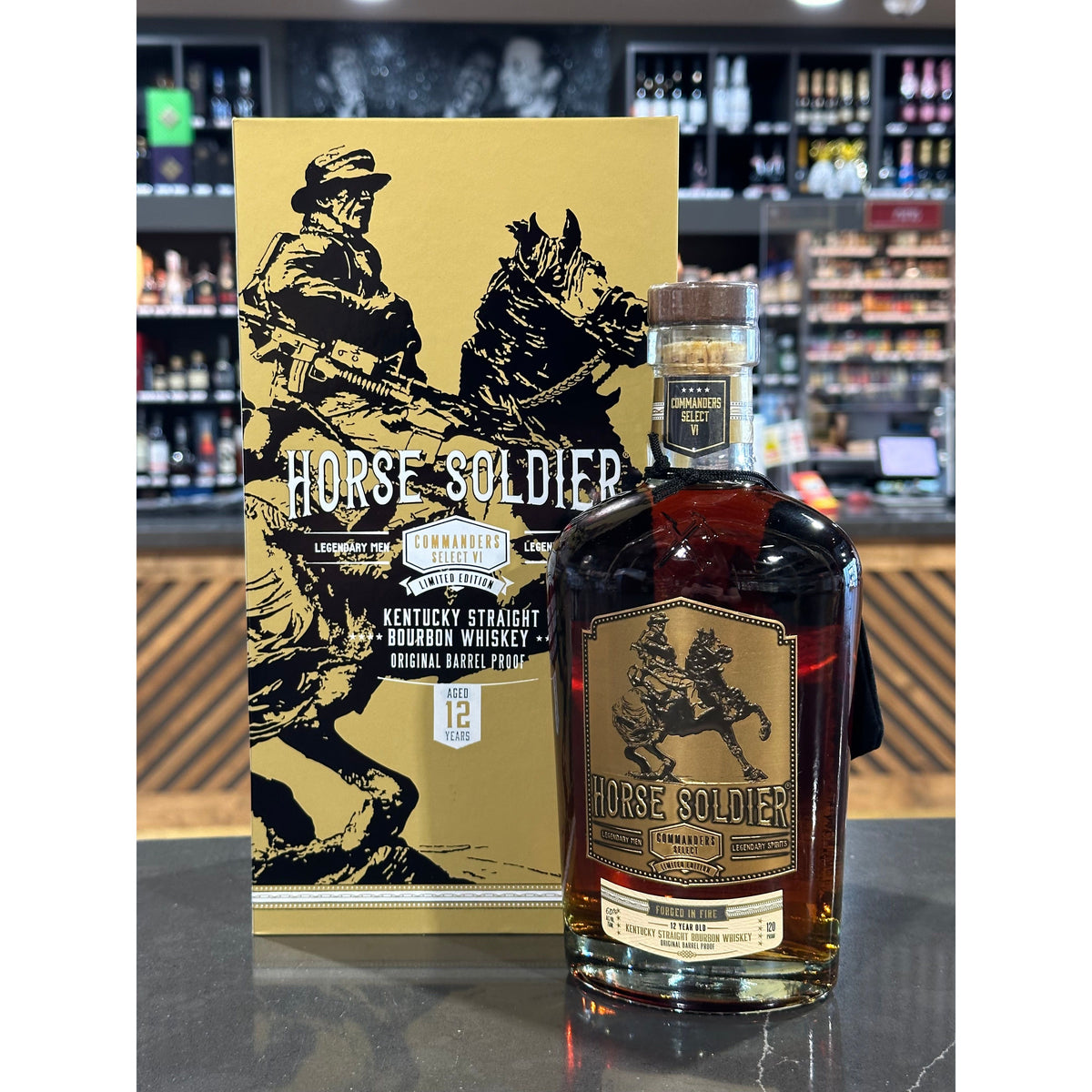 HORSE SOLDIER Commander's Select 12 Year Old Bourbon Whiskey – Liquor ...