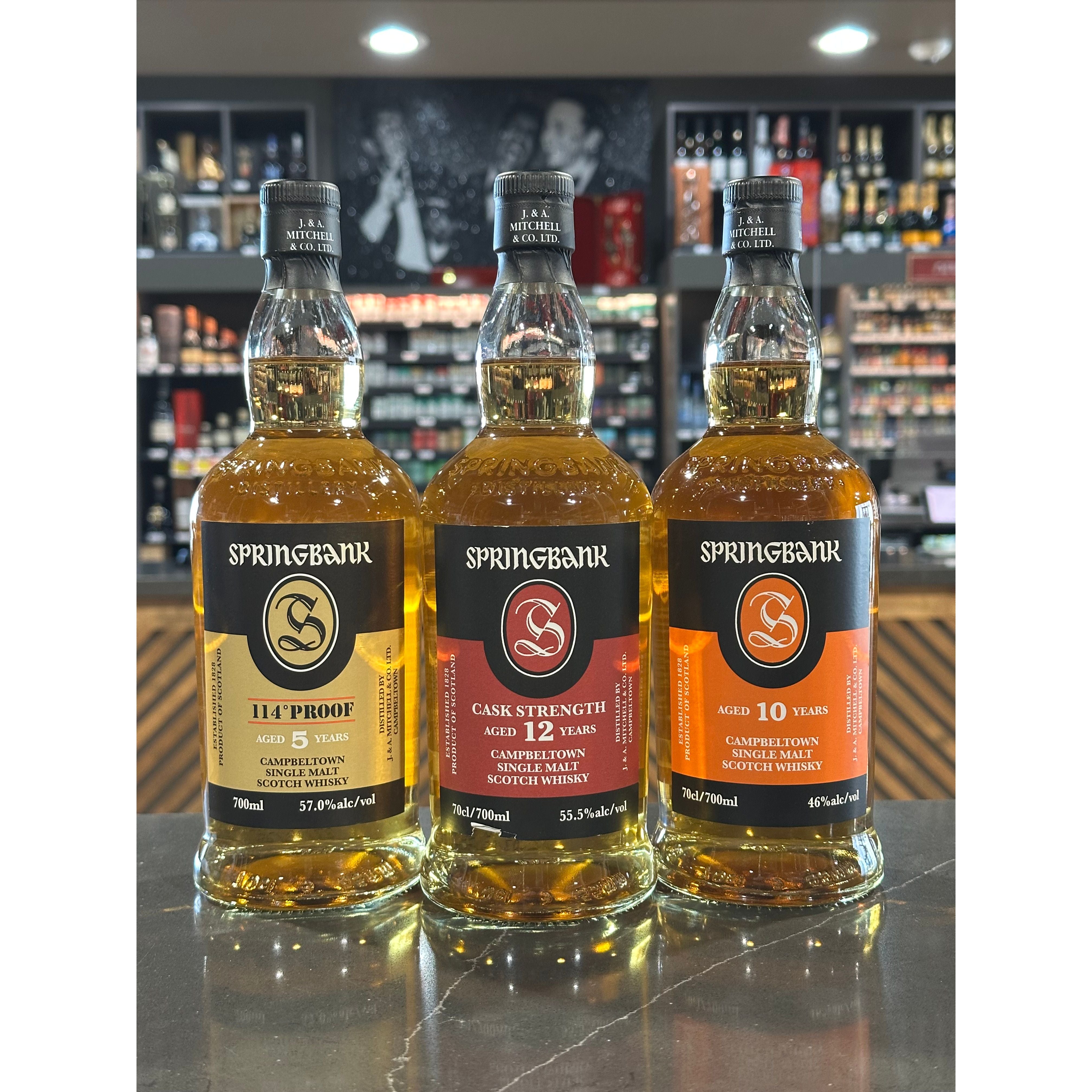 Springbank Campbeltown Icons Three-Pack (700 mL Each) – Liquor Lineup