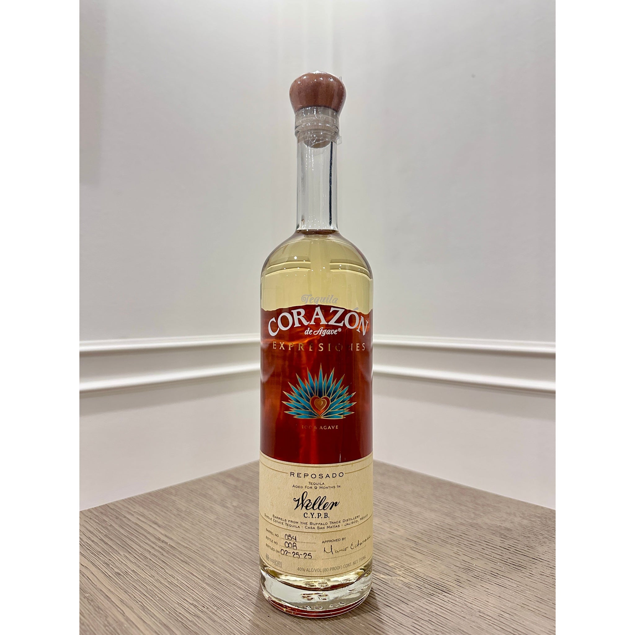 Corazon De Agave Tequila Reposado Expresiones Weller CYPB Barrels ...