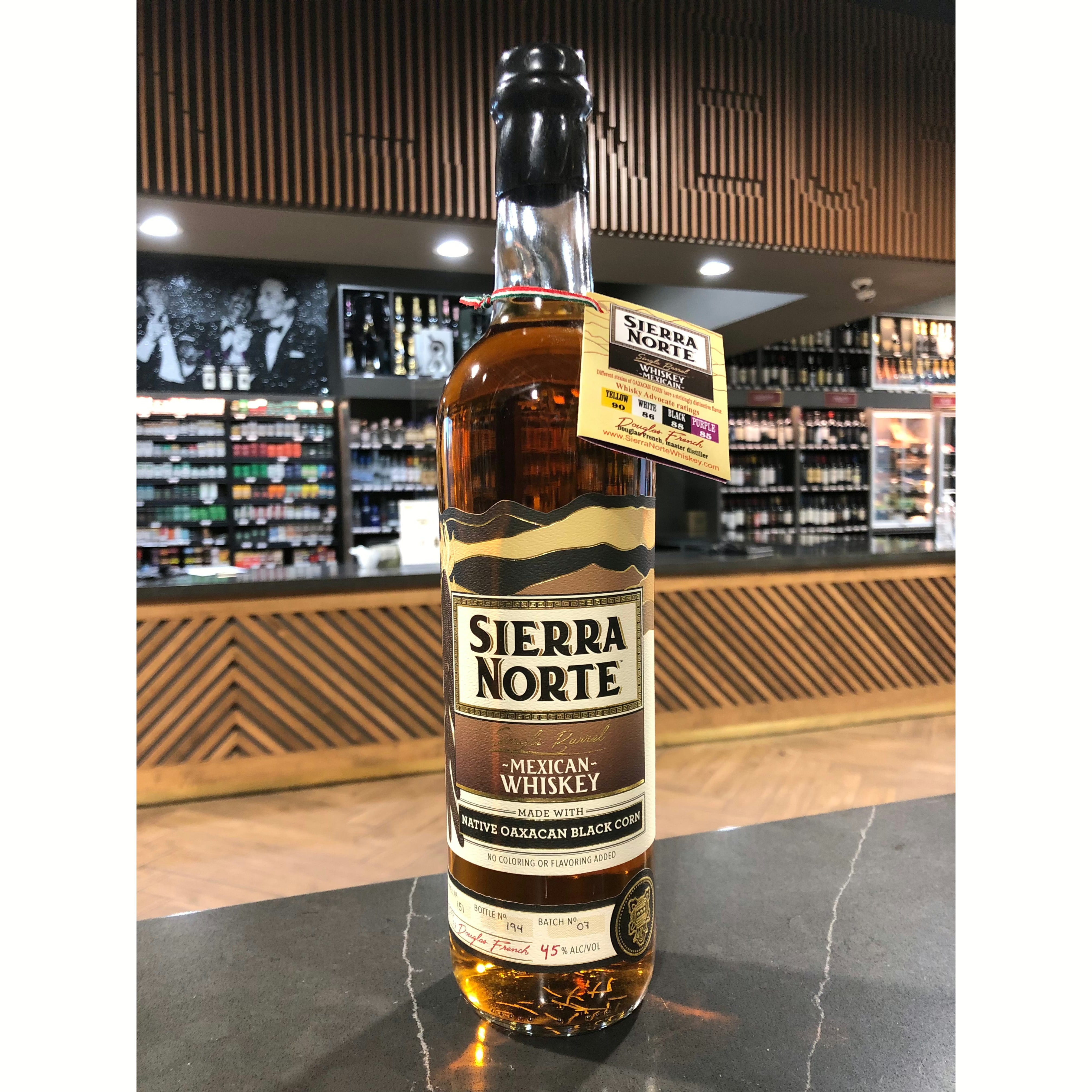 Sierra Norte | Mexican Whiskey | Native Oaxaca Black Corn – Liquor Lineup
